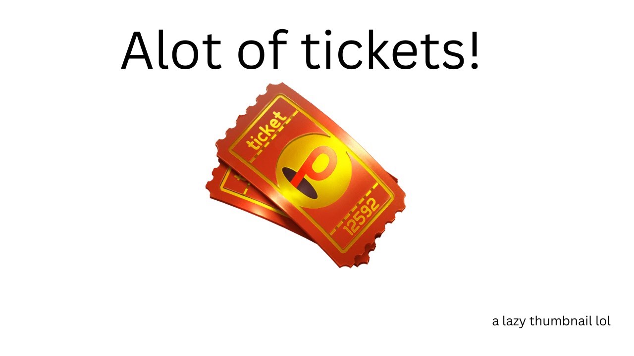 Project playtime TICKET BUG!!! - YouTube