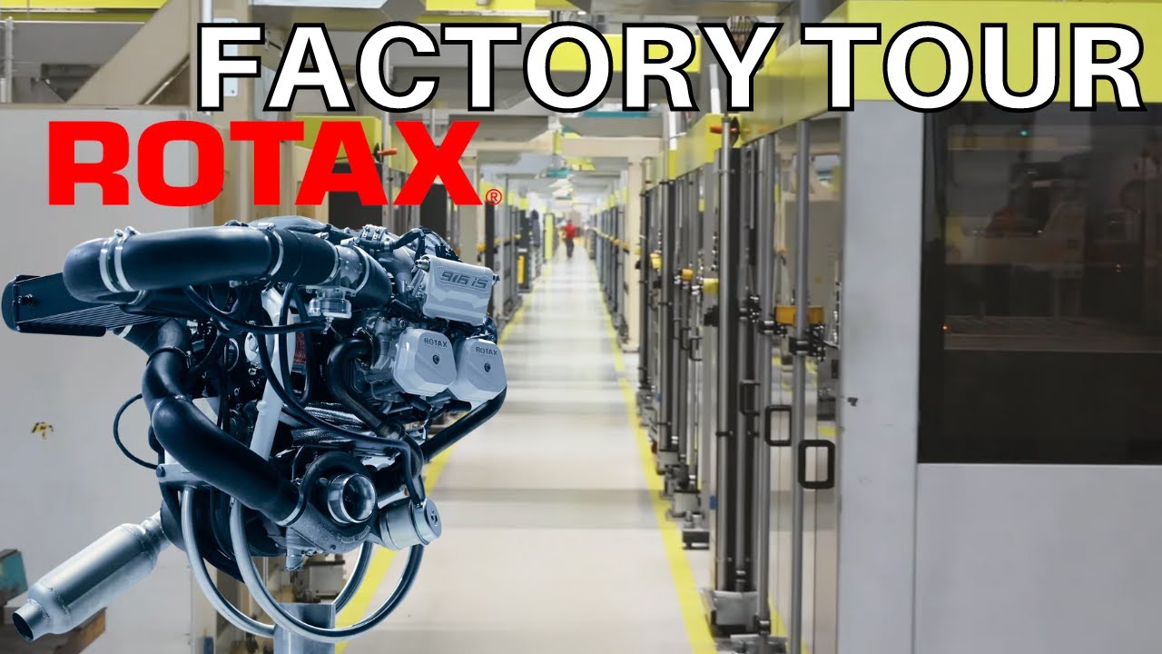 BRP ROTAX FACTORY TOUR: Where MILLIONS of Engines are Manufactured ...