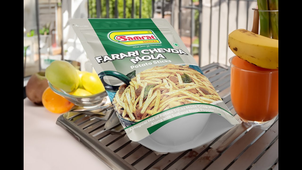 Samrat | Farari Chevda Mola Potato Sticks Namkeen | Crunch & Flavor for ...