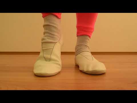 Showing my gymnastic shoes