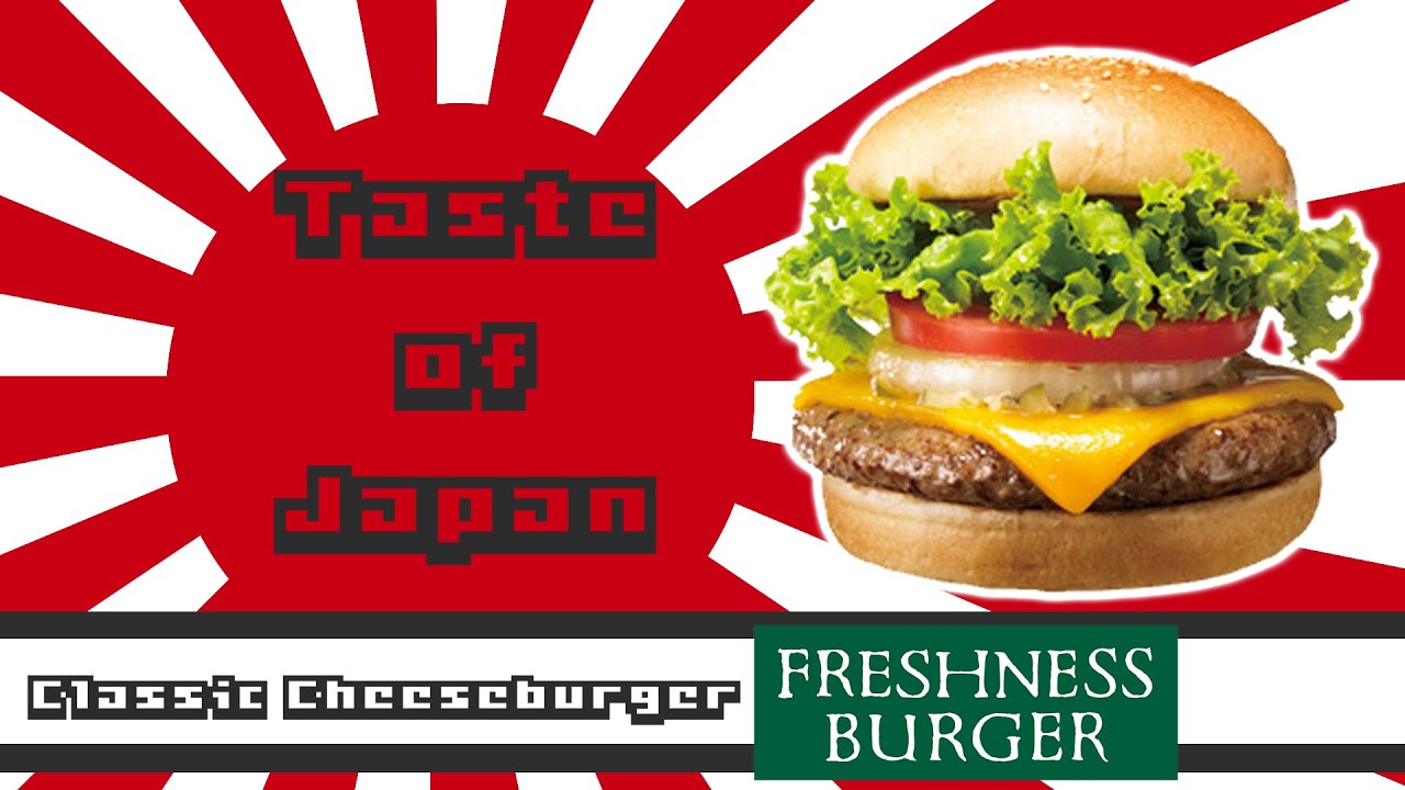 Classic Cheeseburger - Freshness Burger - Taste of Japan - YouTube