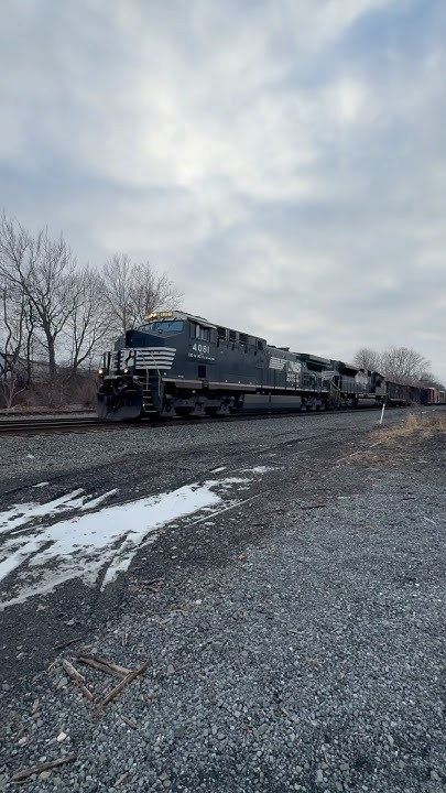 NS 16T goes East with an Ace trailing!! - YouTube