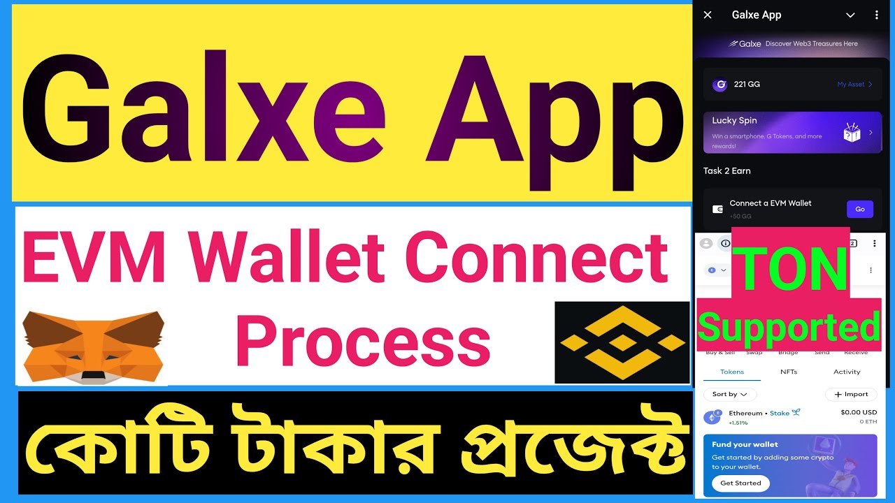 Galxe App Wallet Connect Process | Galxe Mining EVM Wallet Connect Process | TON Blockchain ...