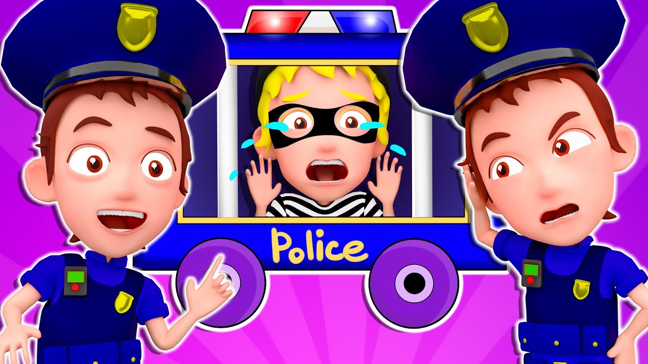 Monster Police Truck Rescue Team Song | Best Kids Songs and Nursery ...
