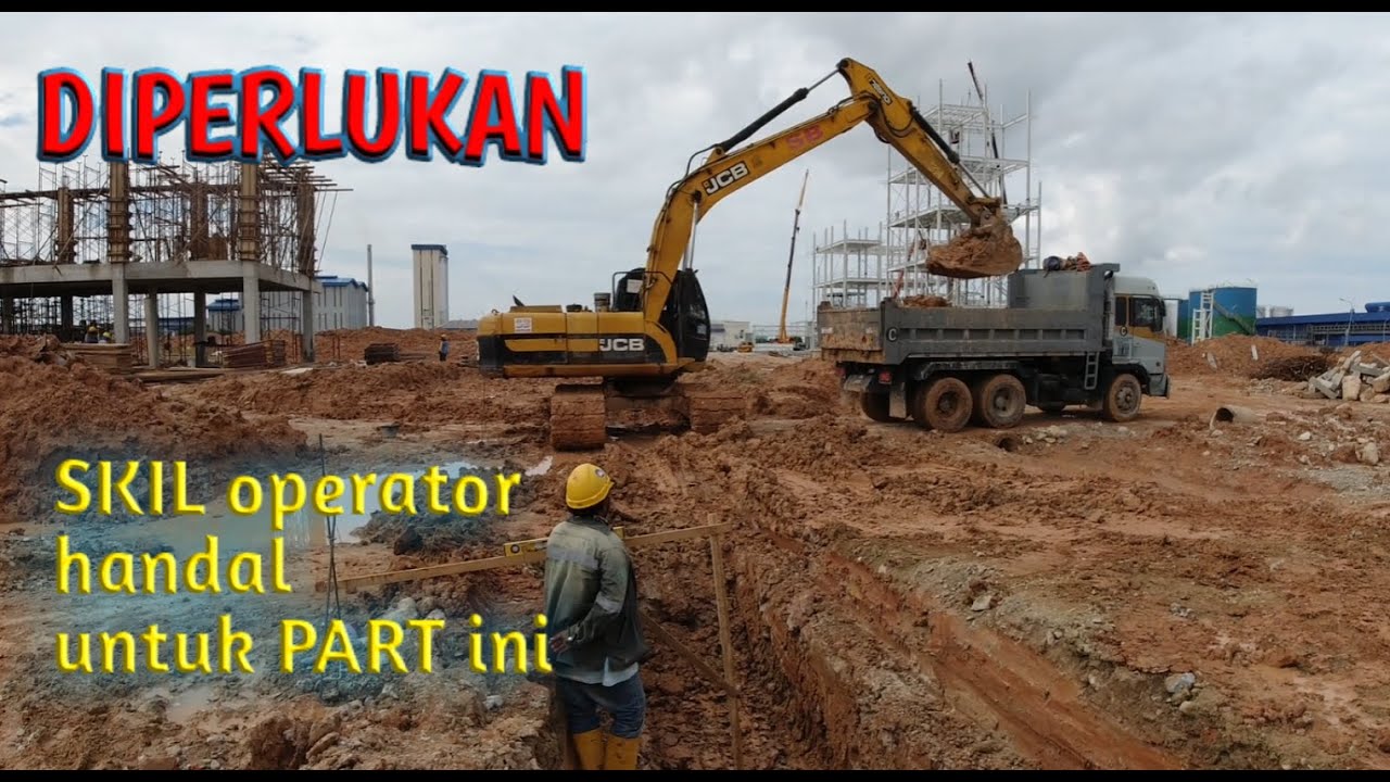 DRAINAGE EXCAVATION SISTEM||CARA KOREK LONGKANG||CARA MUDAH PENGGALIAN ...