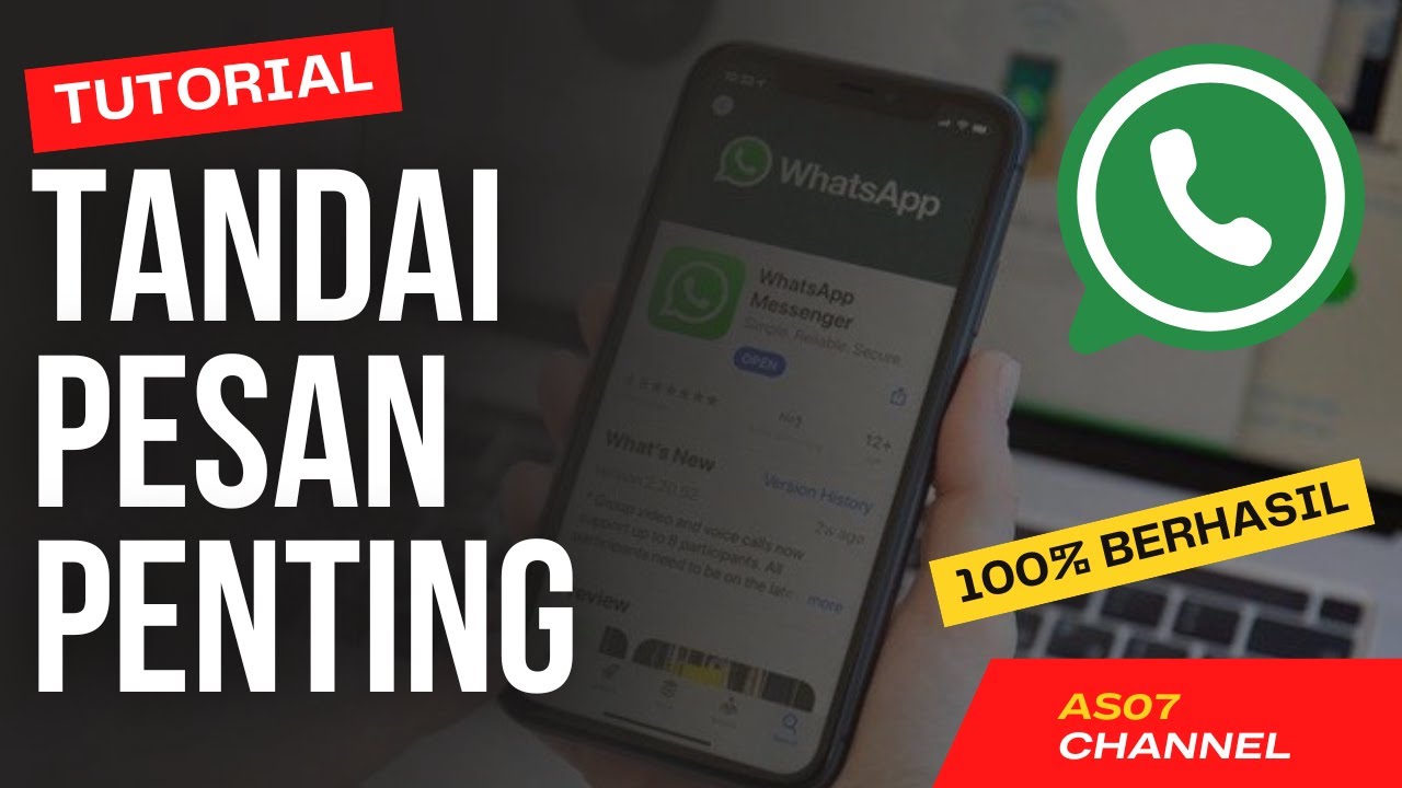 Cara Menandai Pesan Penting di WhatsApp Tanpa Ribet / Cara Menggunakan ...