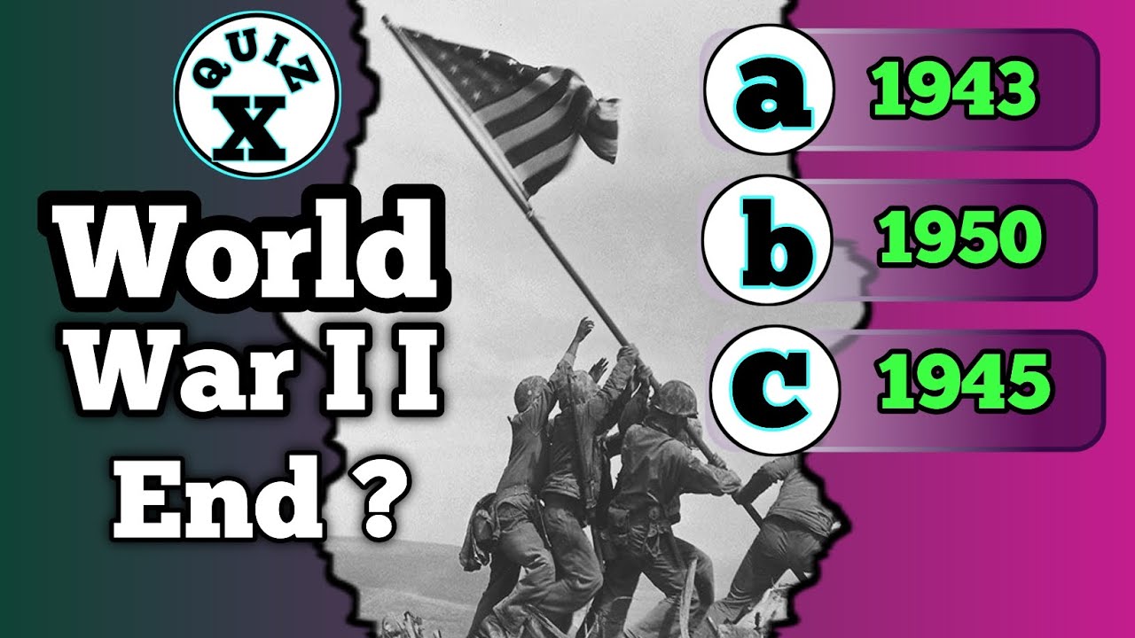 World War 2 Quiz – Test Your History Knowledge! Quiz world - YouTube