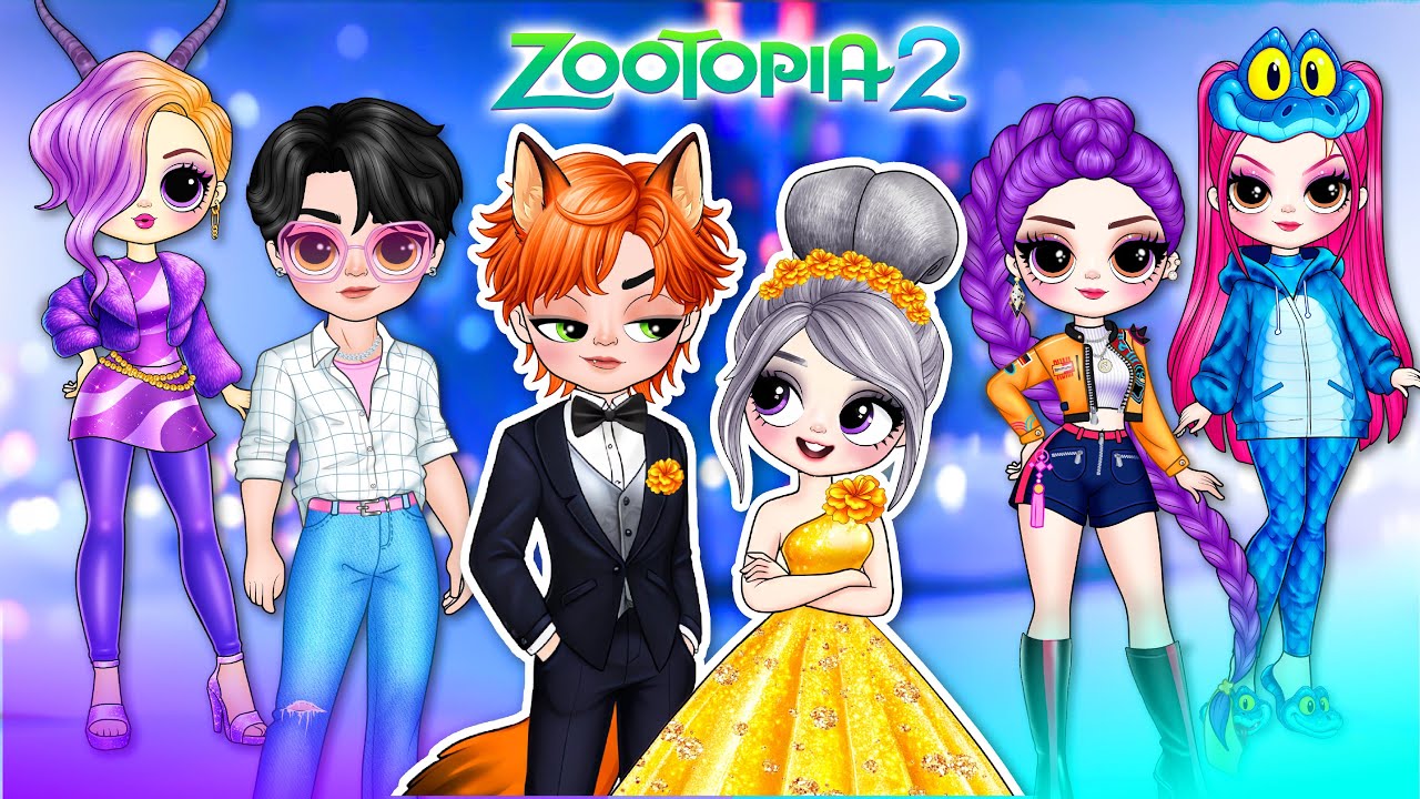 K-Pop Demon Hunters: Rumi, Mira & Zoey Try Zootopia 2 Party Fashion ...