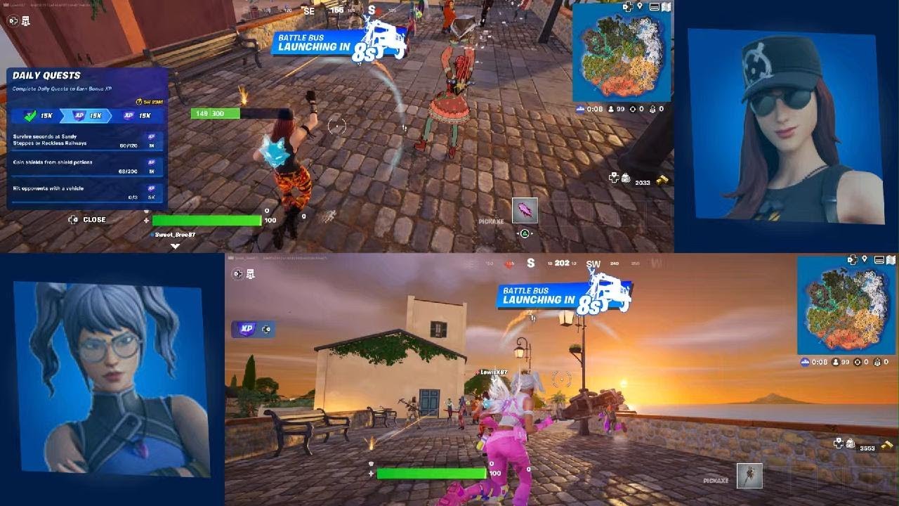 Crown 25 | Duo's Splitscreen fortnite victory #46 - YouTube