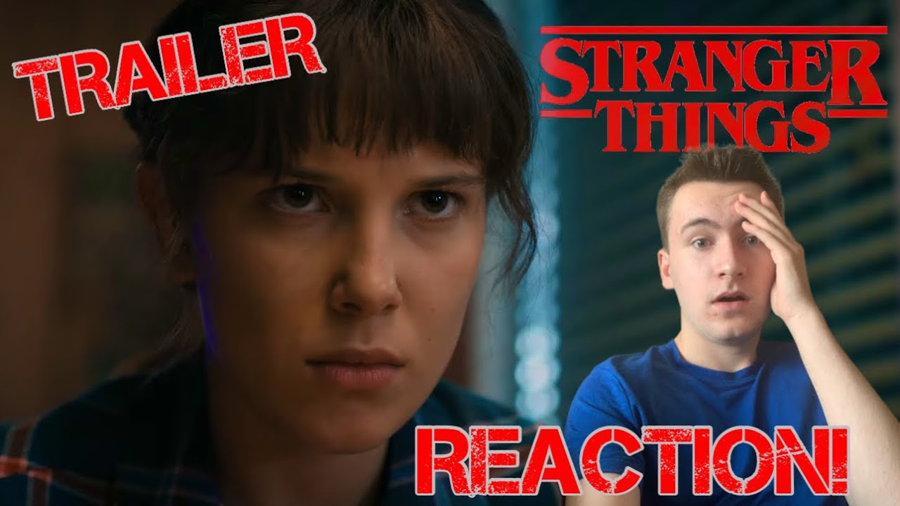 STRANGER THINGS S4 TRAILER REACTION! - YouTube