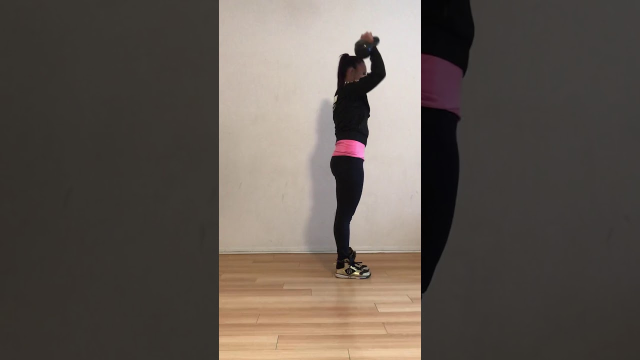 KB lunge and press - YouTube