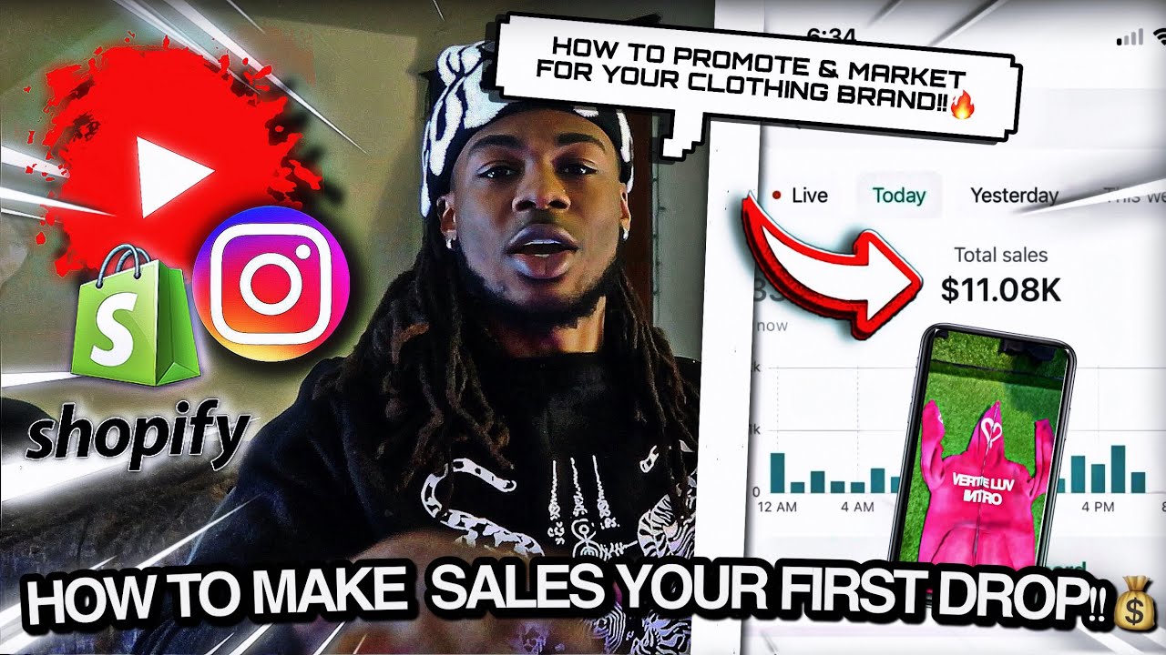 HOW I PLAN ON MARKETING MY FIRST DROP FOR MY CLOTHING BRAND!!💰 - YouTube