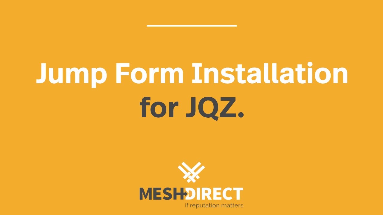 Jump Form Installation for JQZ by Mesh Direct - YouTube