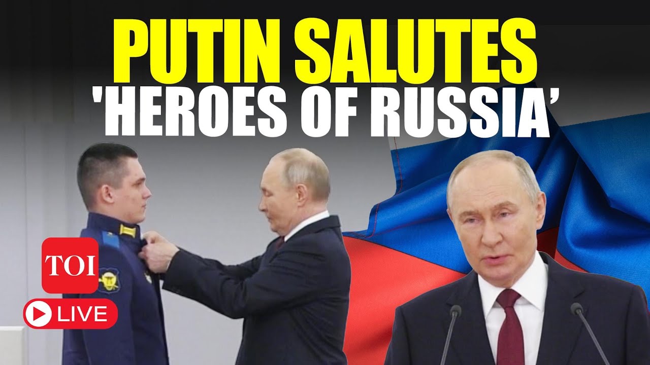 Vladimir Putin LIVE I Russian President Awards 'The Heroes Of Russia' I ...
