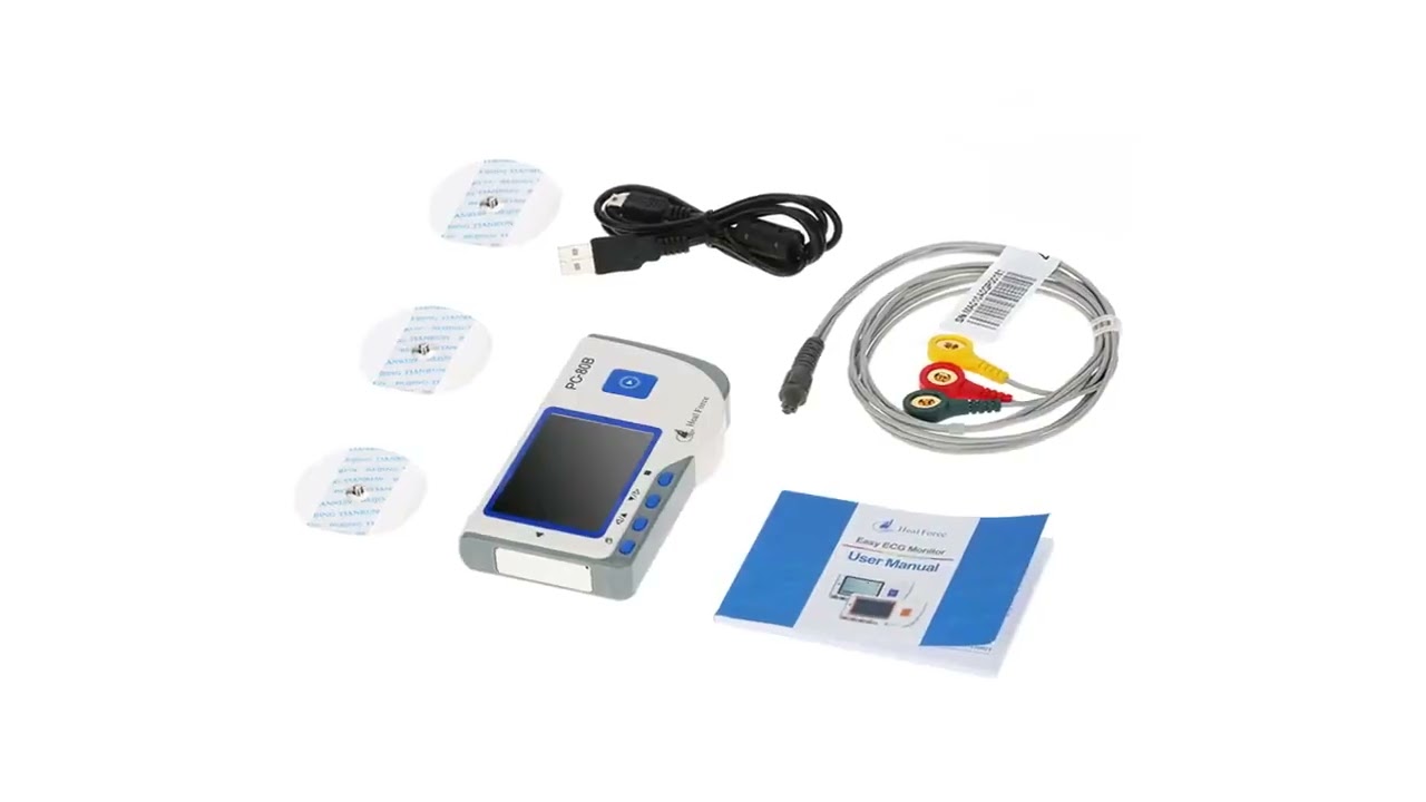 Heal Force PC-80B Easy Handheld Portable ECG Monitor LatestGadget # ...