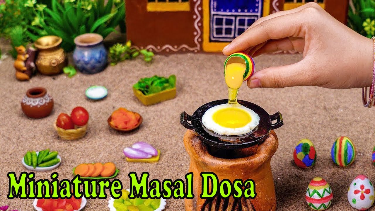 Miniature Masal Dosa | Traditional Masal Roast Recipe | Masala Dosa ...