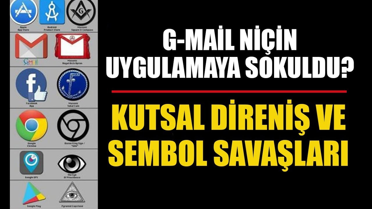 Gmail'in logosu Masonların sembolü mü? - YouTube