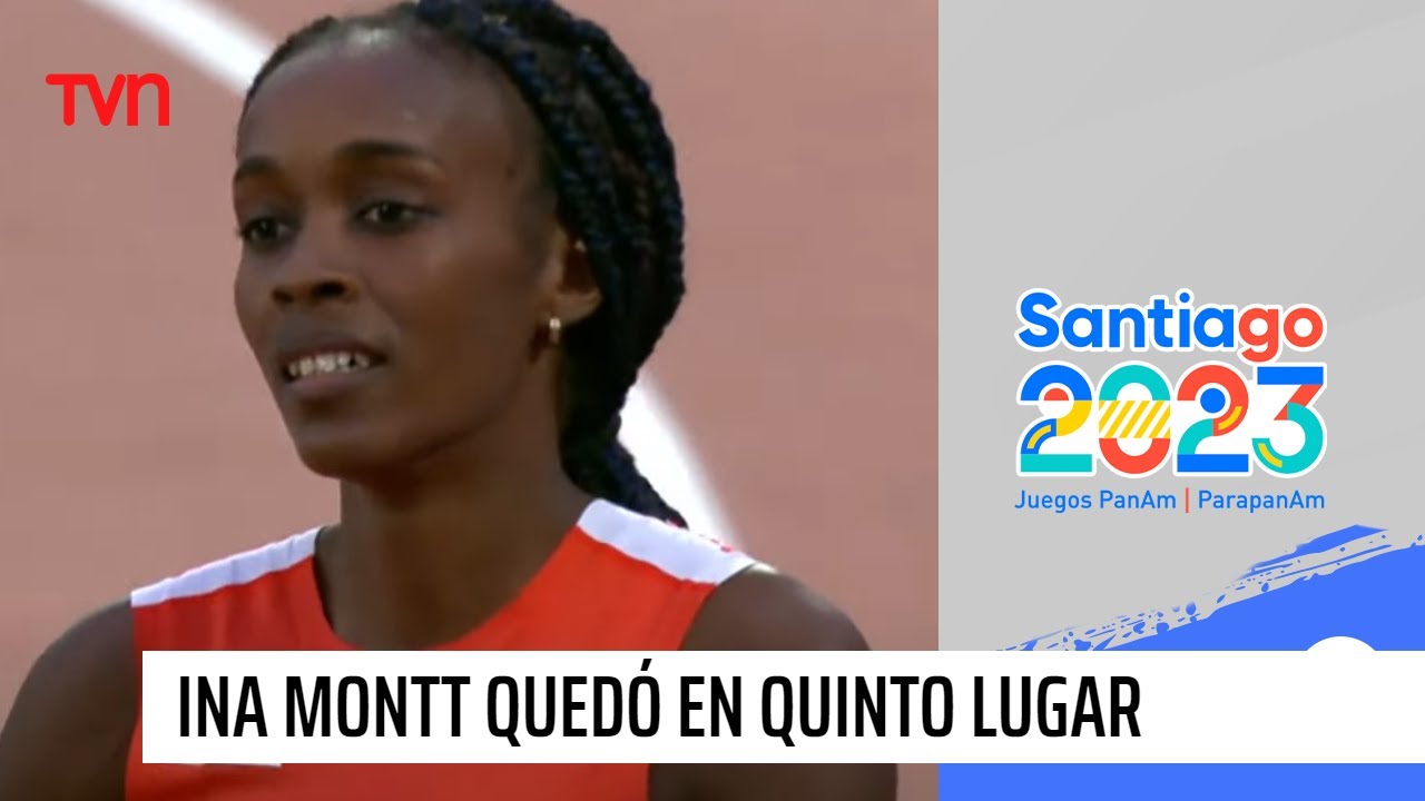 Ina Montt quedó en quinto lugar en los 100 metros de Santiago 2023 ...