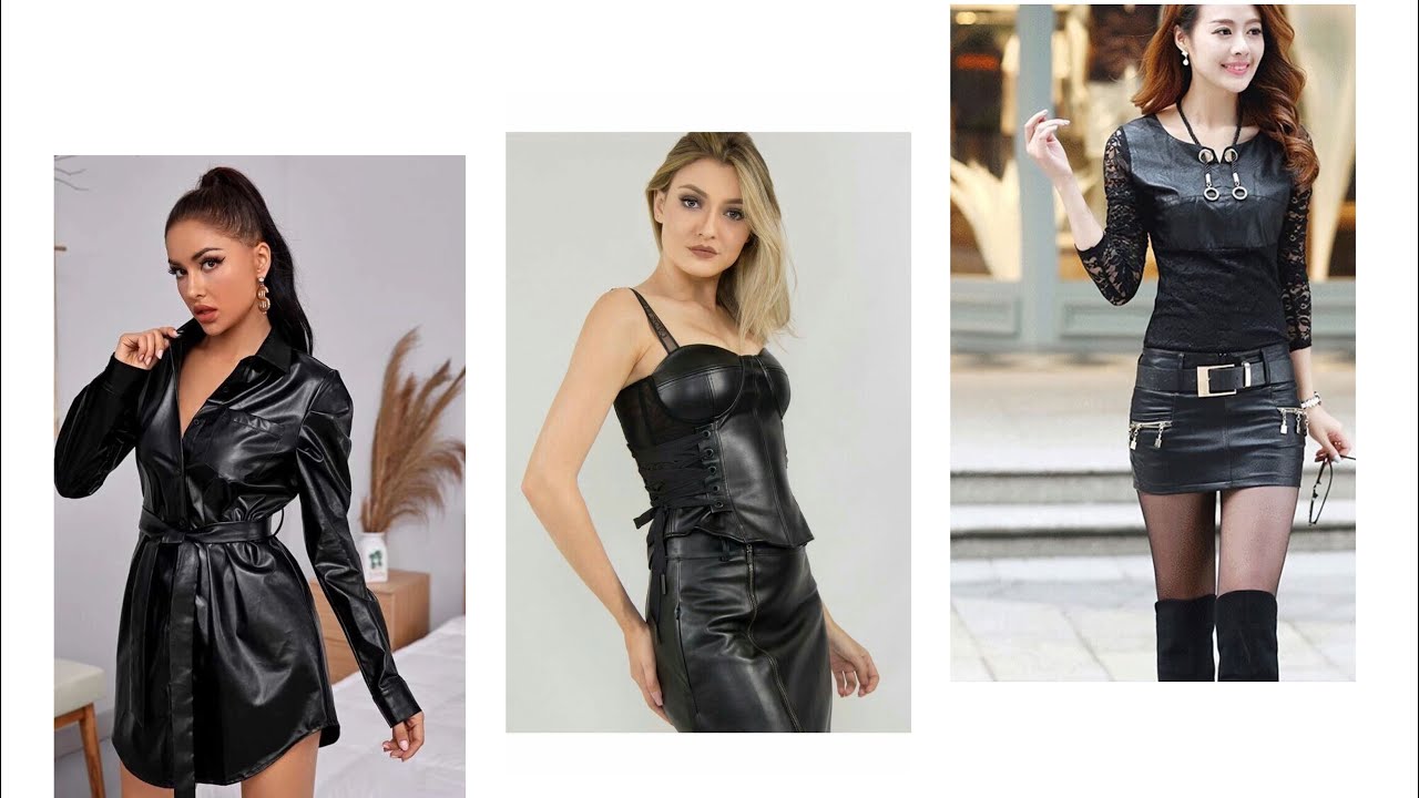 Beautiful and Trending Leather Outfits Ideas For Girls - YouTube