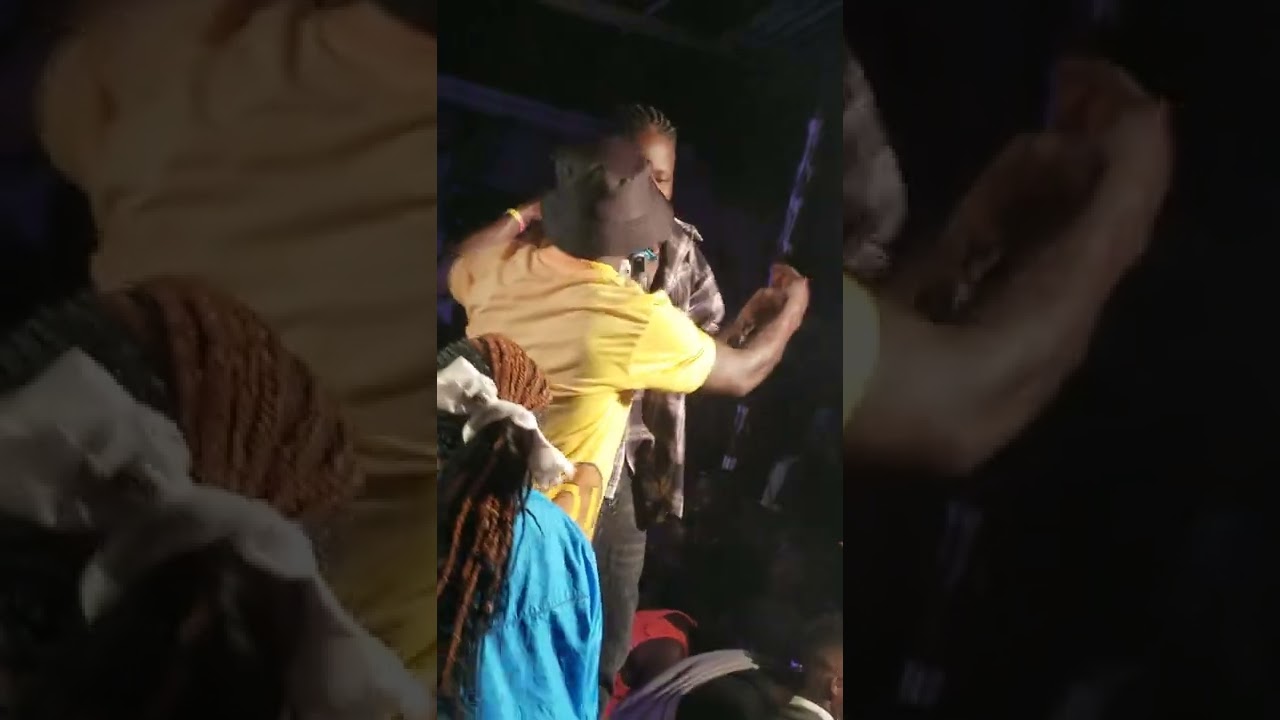 Vano vino performs on the same stage with fik femaica at creamland ...