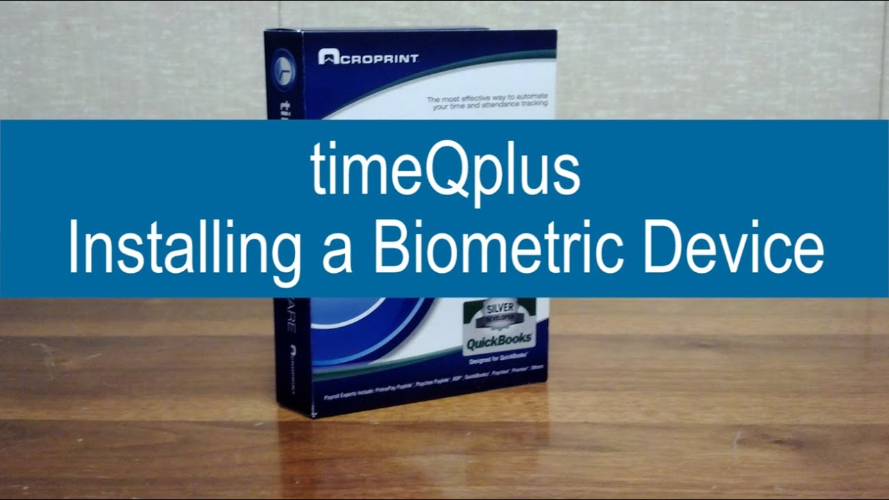 timeQplus Biometric: How to install the terminal - YouTube