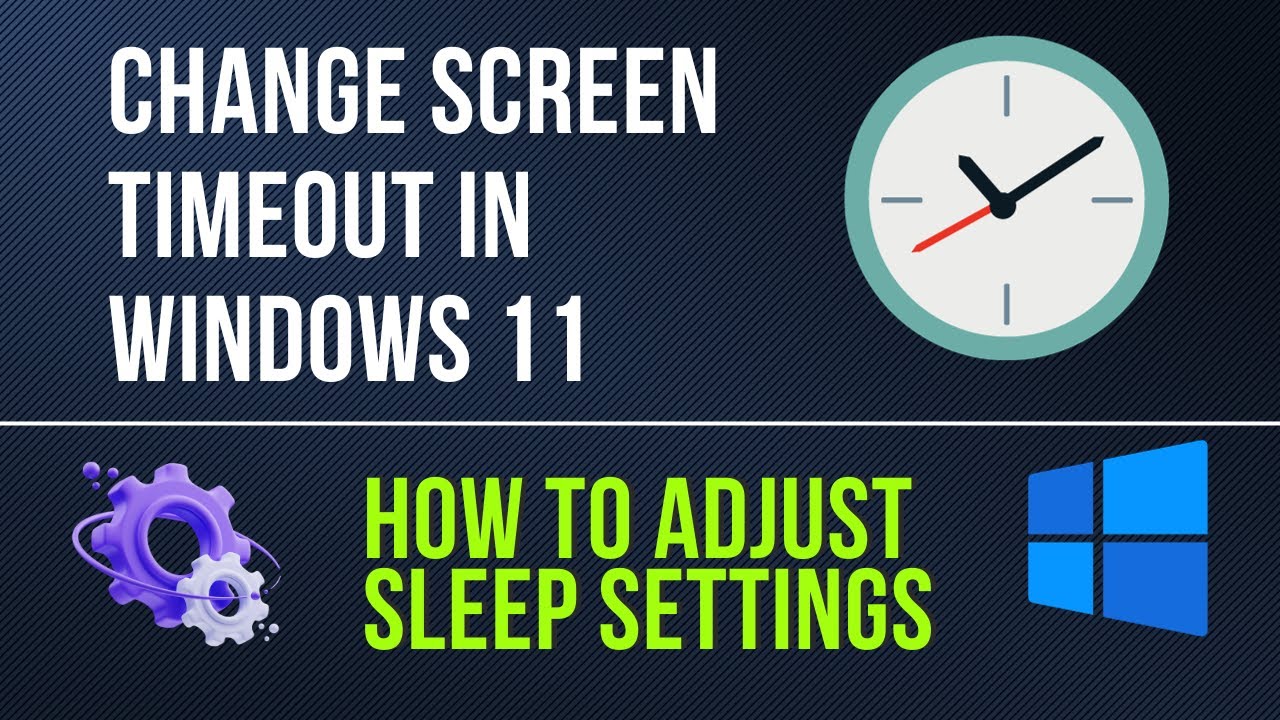 How to change screen timeout in windows 11? | Adjust Sleep settings ...