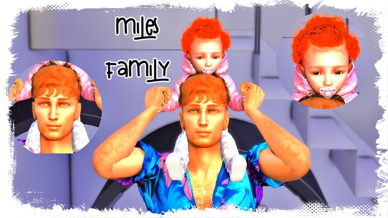 The Sims 4|| SINGLE DAD FAMILY || Sim & CC Folder Download - YouTube