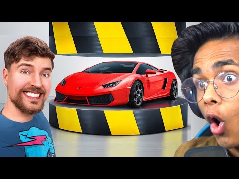 HYDRAULIC PRESS vs LAMBORGHINI