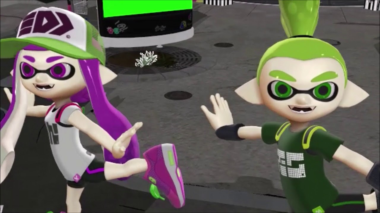 SPLATOON DANCE 💜🦑💚 - YouTube