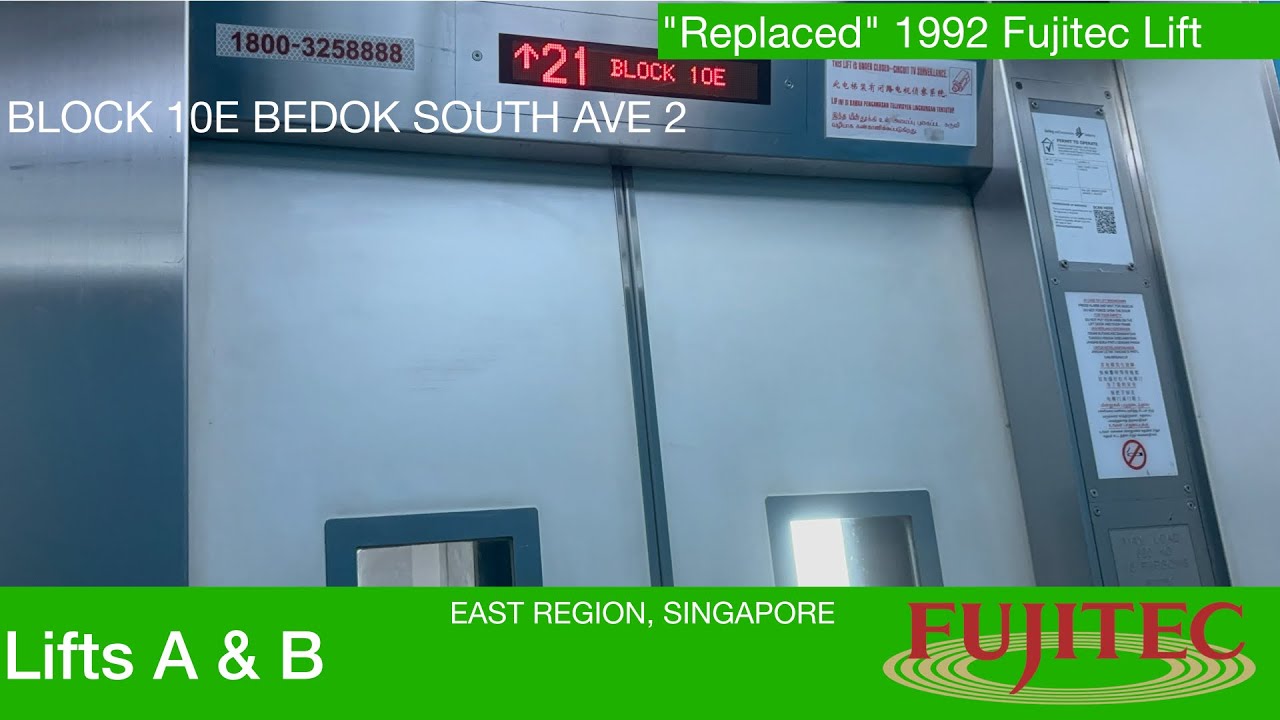HDB Block 10E Bedok South || 2017 Fujitec Elevator - YouTube