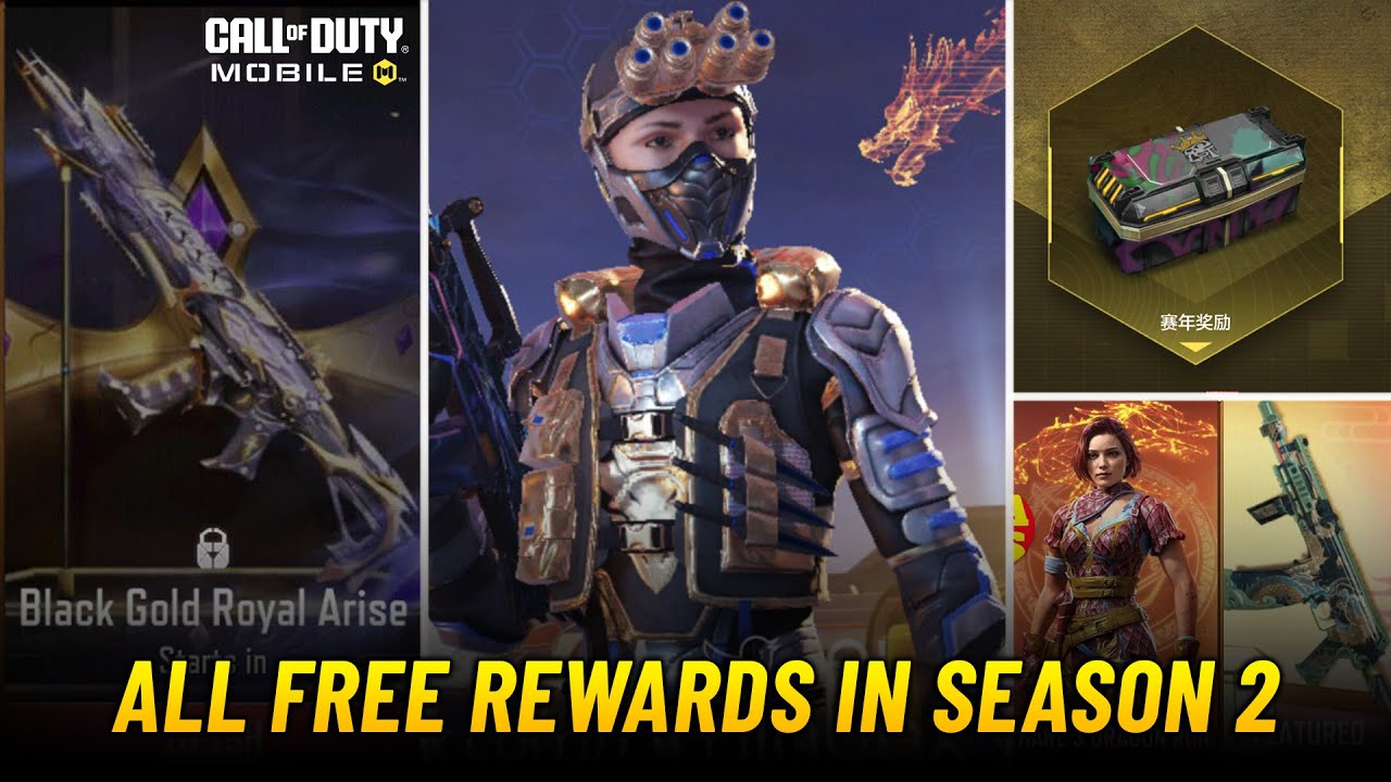 Free Legendary Gun, Rank Rewards & much more in Season 2 COD Mobile ...