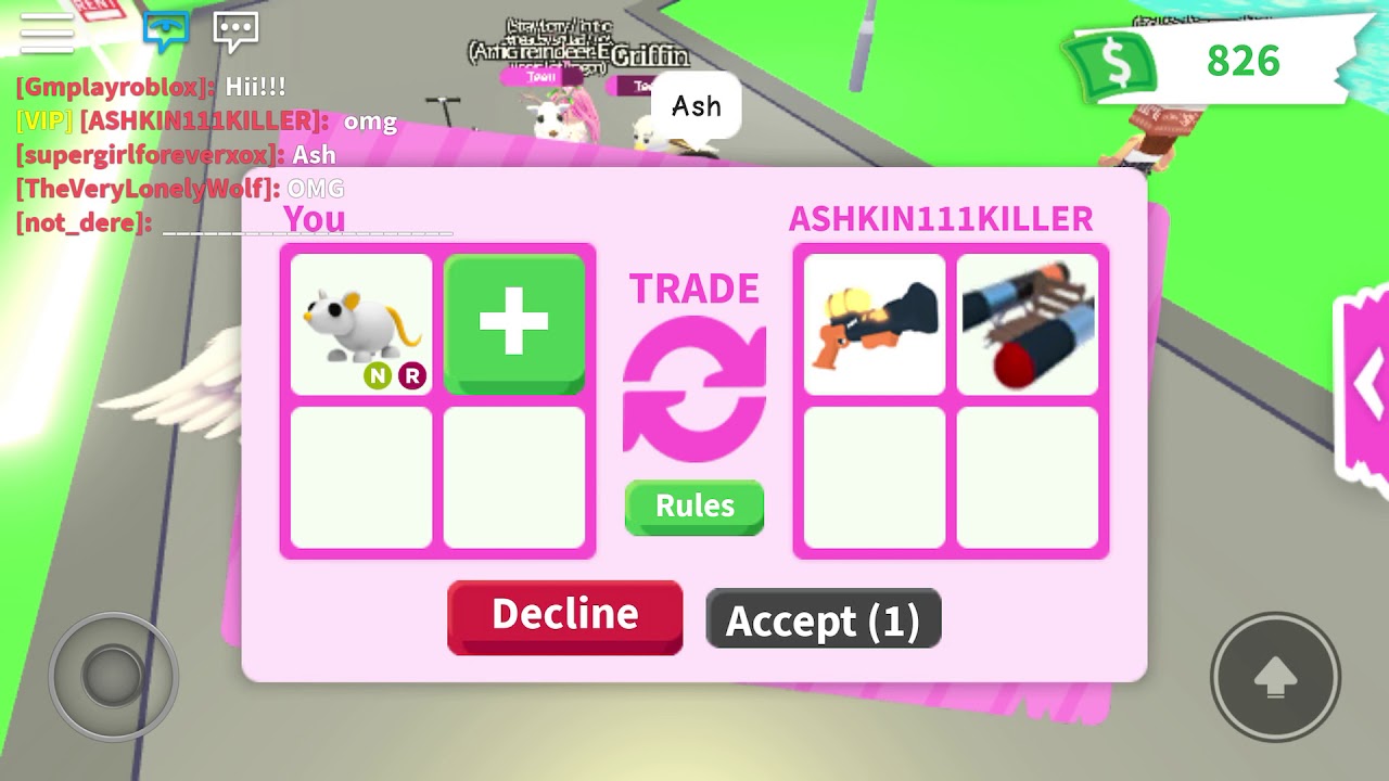 (Adopt me) Trading Neon golden rat - YouTube