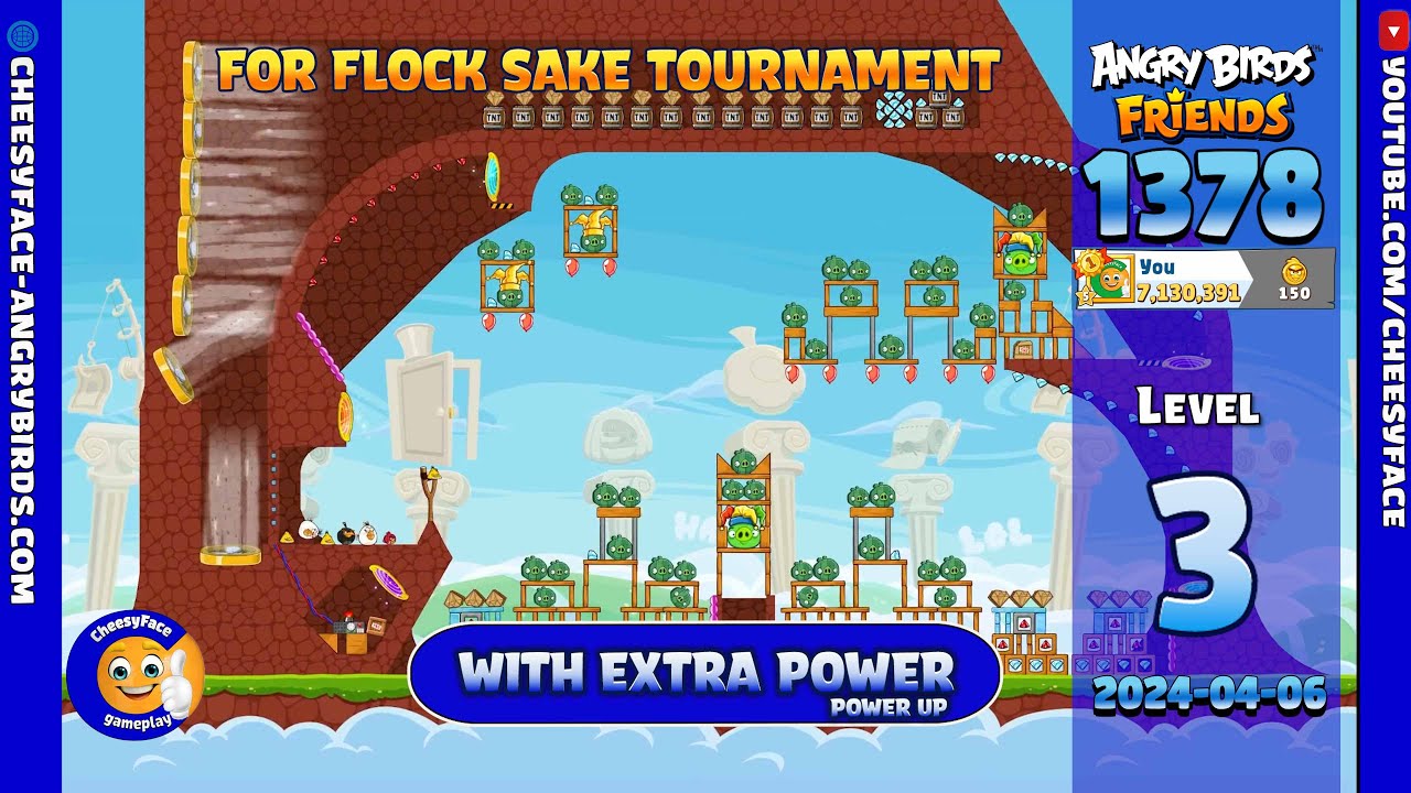 HOW TO GET the HIGHEST SCORE POWER-UP for Level 3 in Angry Birds ...