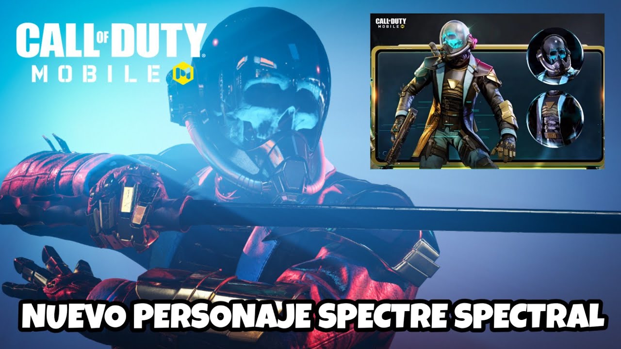 NUEVO PERSONAJE ÉPICO SPECTRE SPECTRAL EN CALL OF DUTY MOBILE - YouTube