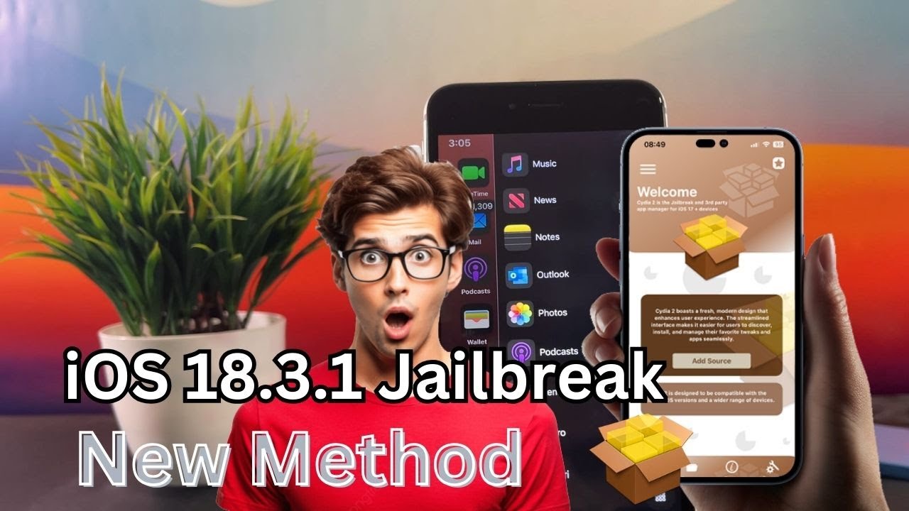 🔓 How to Jailbreak iOS 18.3.1 in 2 Minutes ⏳ WITHOUT a Computer! #cydia ...