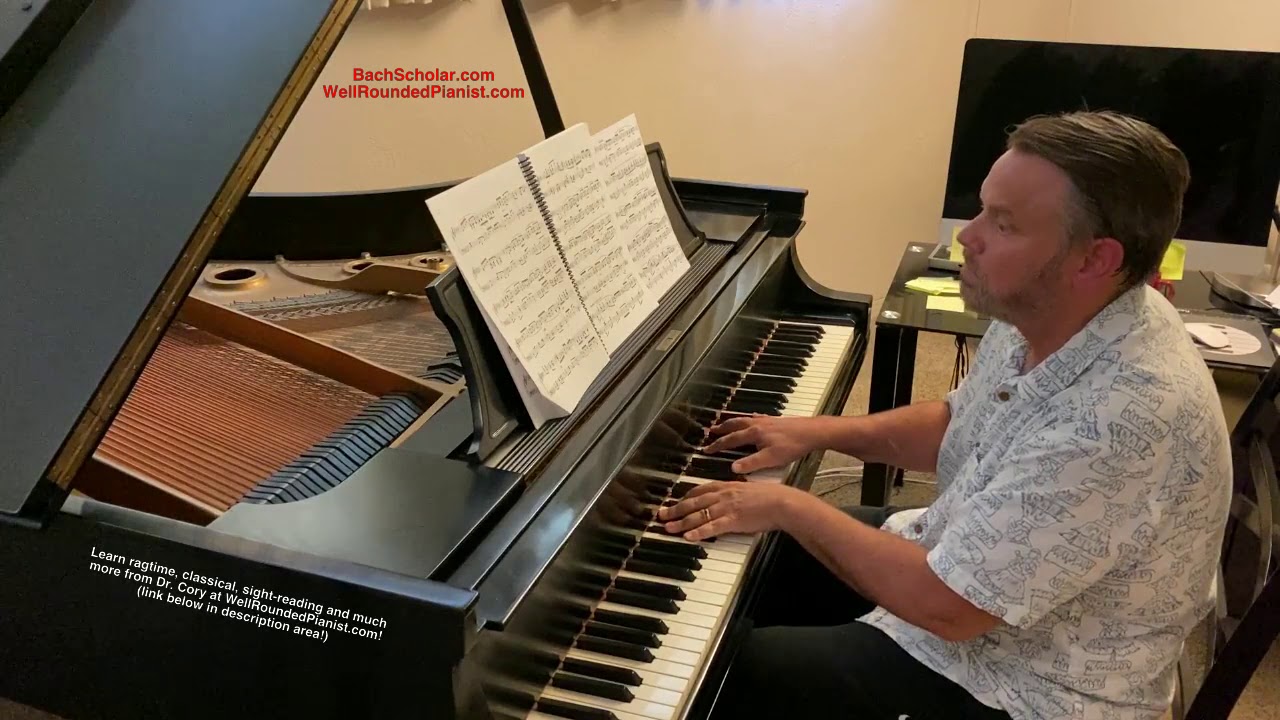 GRACEFUL GHOST RAG by William Bolcom | Cory Hall, pianist - YouTube