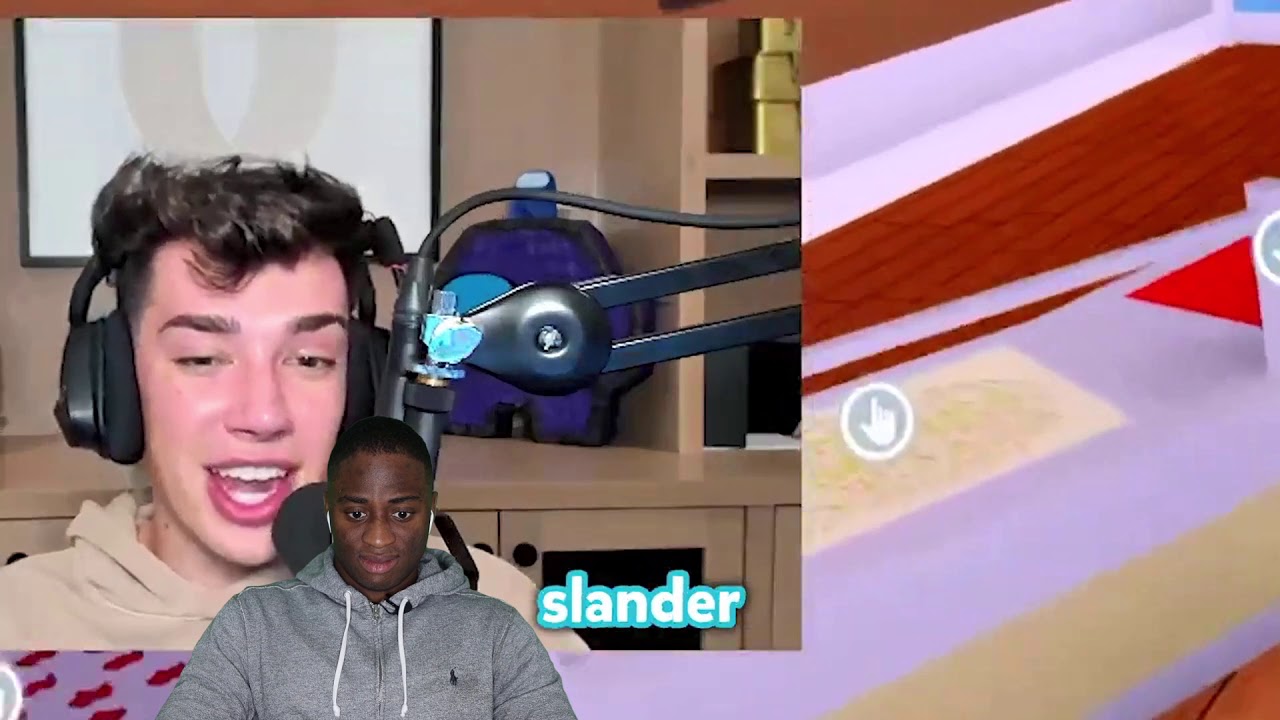 James Charles Is The Funniest Roblox Player Ever Reaction - YouTube
