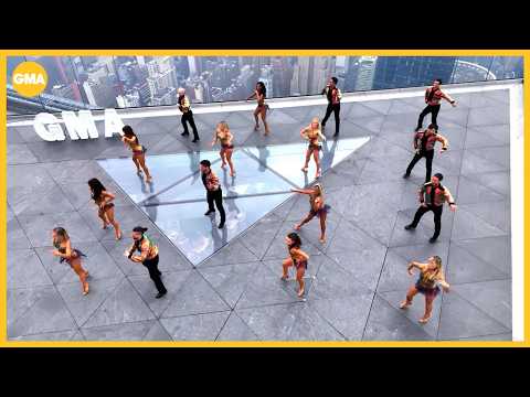 ‘Dancing With the Stars’ pro dancers perform in New York City