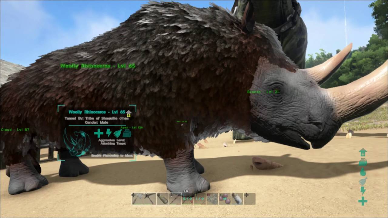 XboxOne: Ark Survival Evolved Woolly Rhino - YouTube