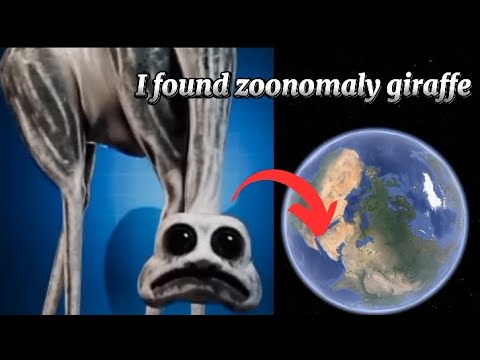 Zoonomaly giraffe on google maps and earth. - YouTube