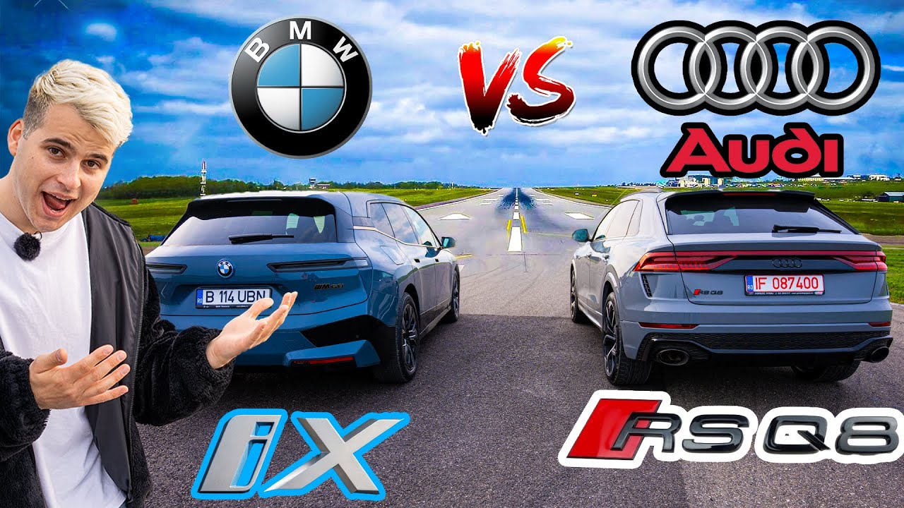 AUDI RSQ8 vs BMW ELECTRIC iX - DRAG RACE - YouTube