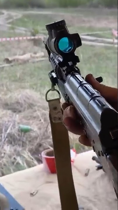 Коллиматорный прицел на АК, почему популярен? #military #gun #war # ...
