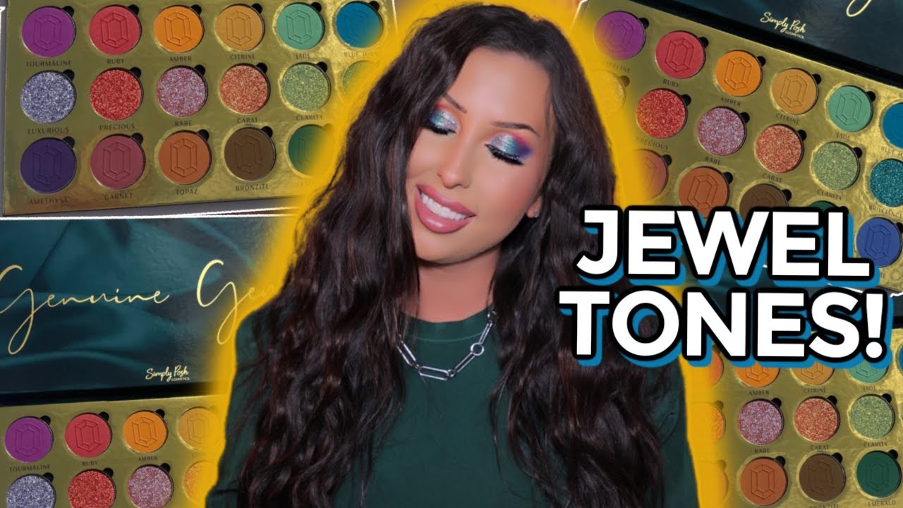 GENUINE GEMS Palette Tutorial & Swatches | Simply Posh Cosmetics - YouTube