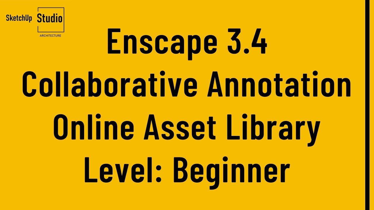 Enscape Update - Collaborative Annotation And New Assets - YouTube