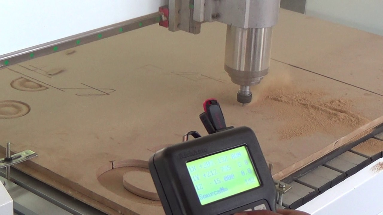 CNC router DSP demonstration DSP CNC cut 1312 - YouTube