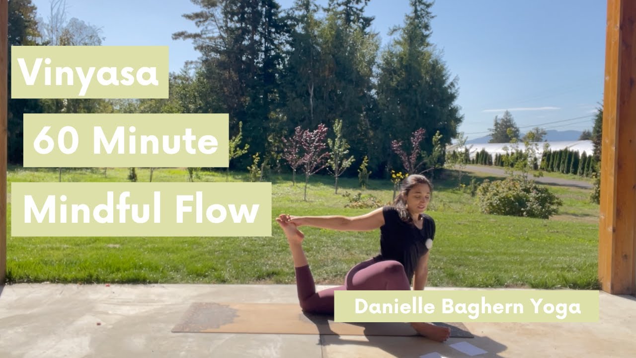 60 Minute Mindful Flow - All Levels Vinyasa Yoga Class - YouTube