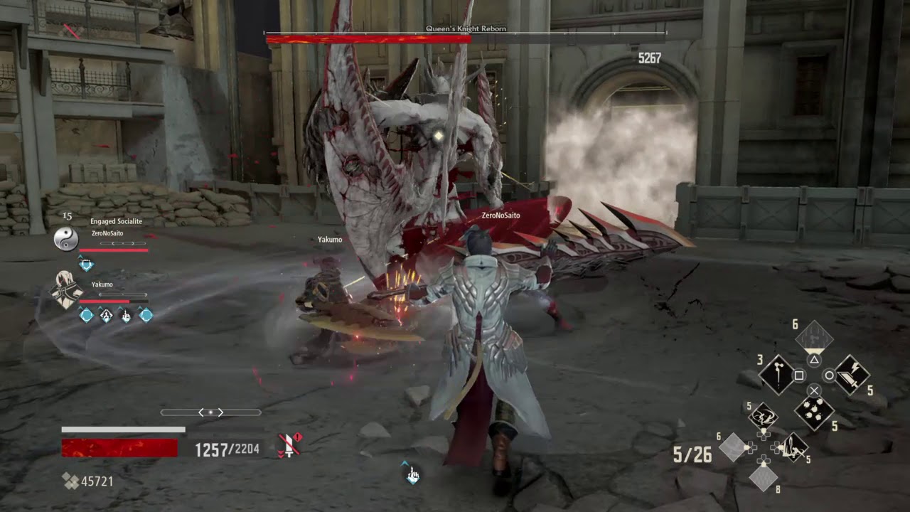 CODE VEIN_Queen Knight Boss - YouTube