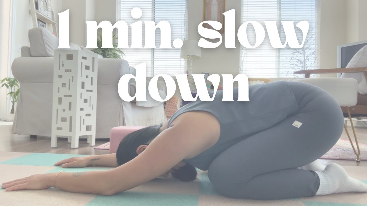 Do this yoga pose to help calm your mind - YouTube