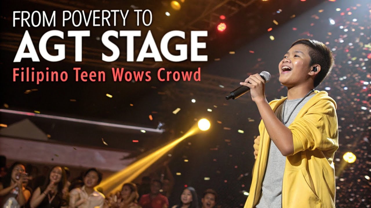 From Poverty to AGT Stage—Filipino Teen Wows Crowd - YouTube