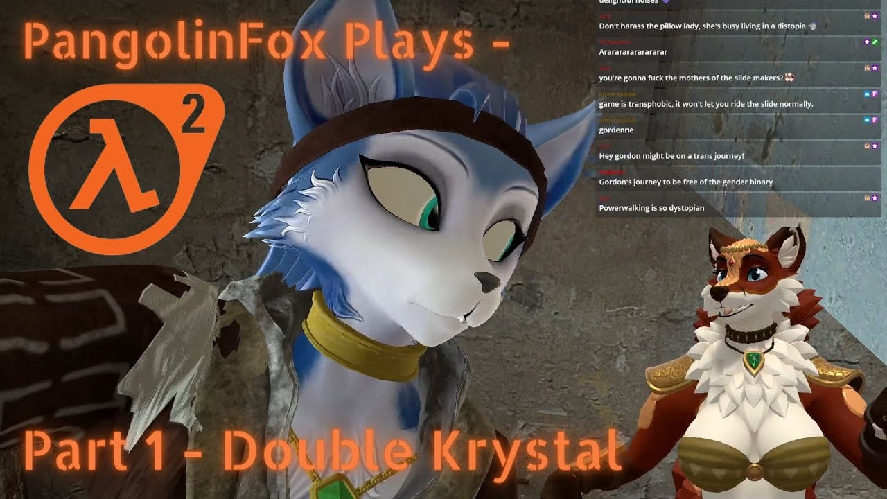 Double Krystal - Half-Life 2 Krystal Mod [Part 1] [Furry VTuber] - YouTube